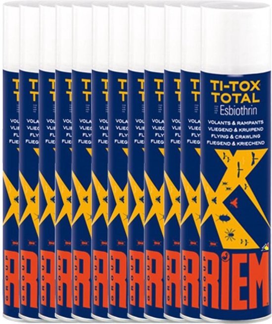 Riem Ti Tox Total - 12 x 400 ml - Insecticide - Voordeelverpakking ...