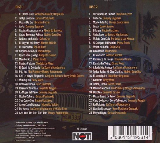 50 Original Cuban Classics, Cafe Cuba | Muziek | bol