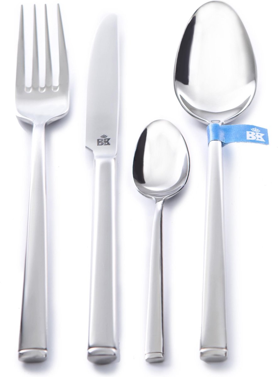 BK Waal bestekset - 50 delig - 6 persoons - 18/10 edelstaal | bol.com