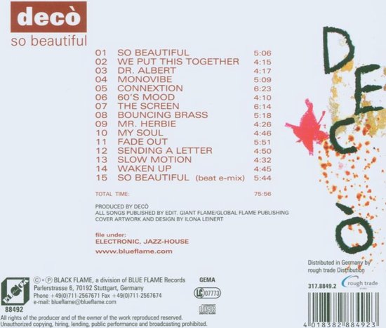 Deco - So Beautiful (CD), Deco | Muziek | bol.com