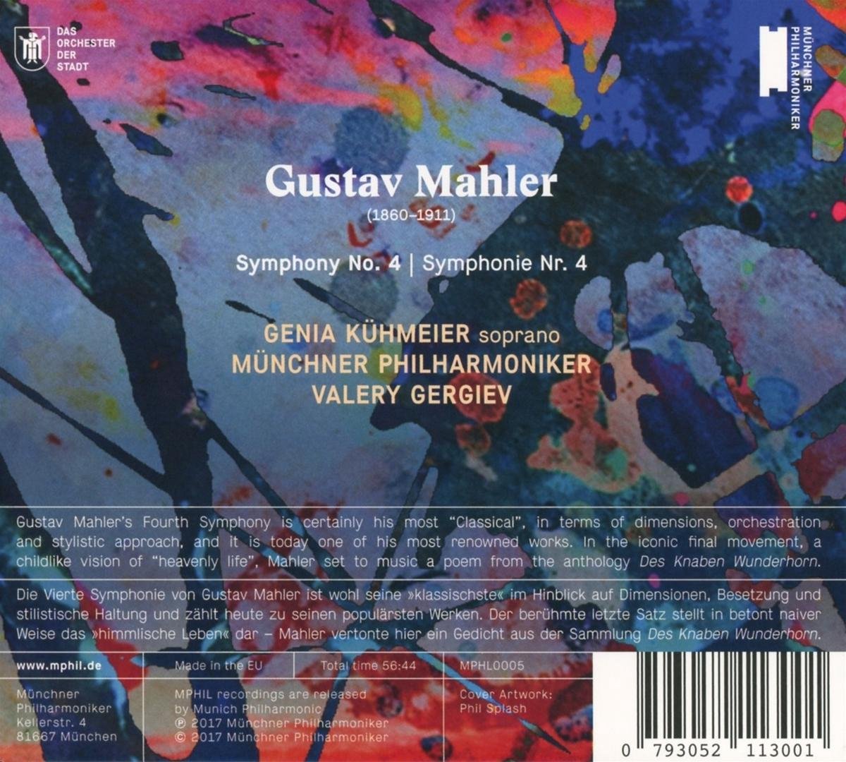 Genia Kuhmeier / Munchner Philharmoniker / Valery Gergiev - Mahler: Symphony No. 4,... | bol.com