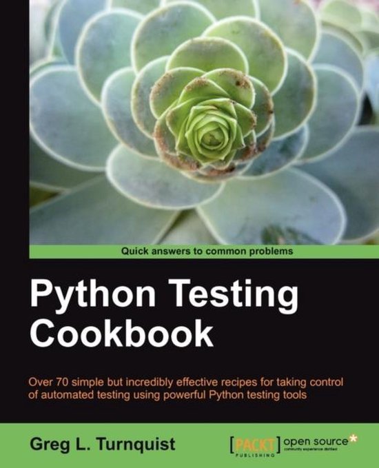 Python Testing Cookbook, Greg L. Turnquist | 9781849514668 | Boeken ...