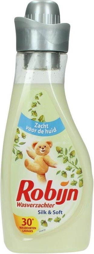Robijn Wasverzachter - Silk & Soft 30 Wasbeurten 750 ml | bol