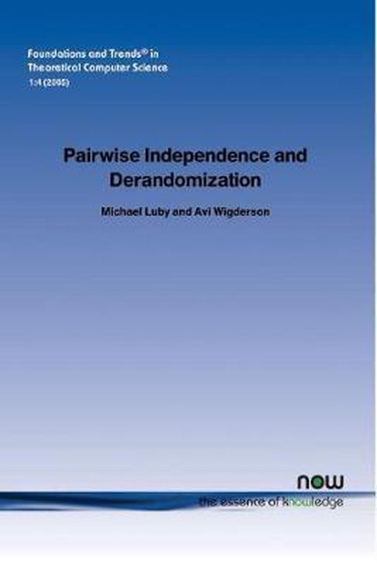 Pathwise Independence and Derandomization | 9781933019222 | Michael Luby | Boeken | bol.com