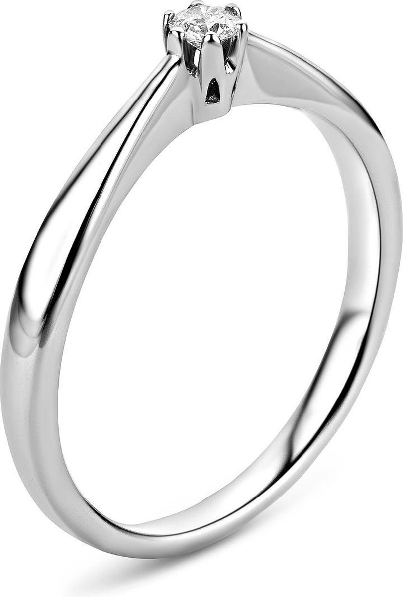 bol.com | Majestine 9 Karaat Solitair Ring Witgoud (375) met Diamant 0 ... bol.com | Majestine 9 Karaat Solitair Ring Witgoud (375) met Diamant 0 ...