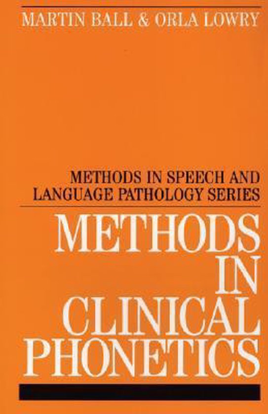Methods in Clinical Phonetics | 9781861561848 | Martin J. Ball | Boeken ...