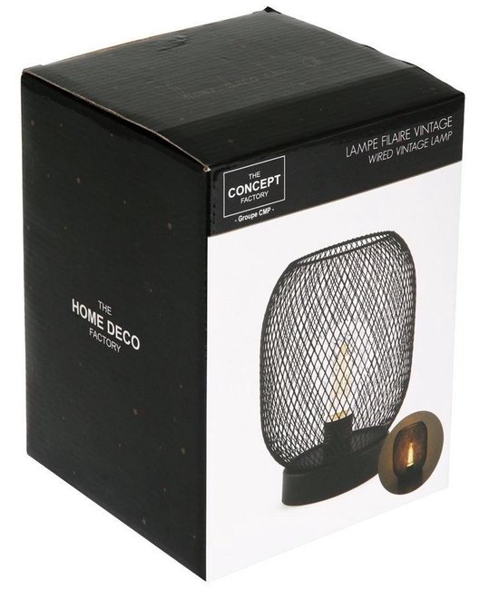 CMP Paris Deco Vintage Lamp Metaal | bol.com