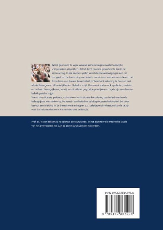 Studieboeken bestuur en beleid - Beleid in beweging | 9789462367296 ...
