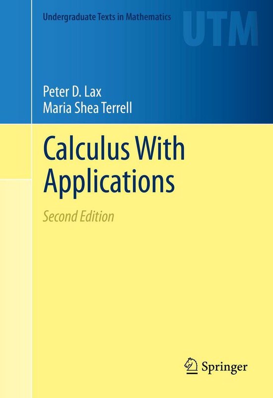 Undergraduate Texts in Mathematics - Calculus With Applications (ebook ...