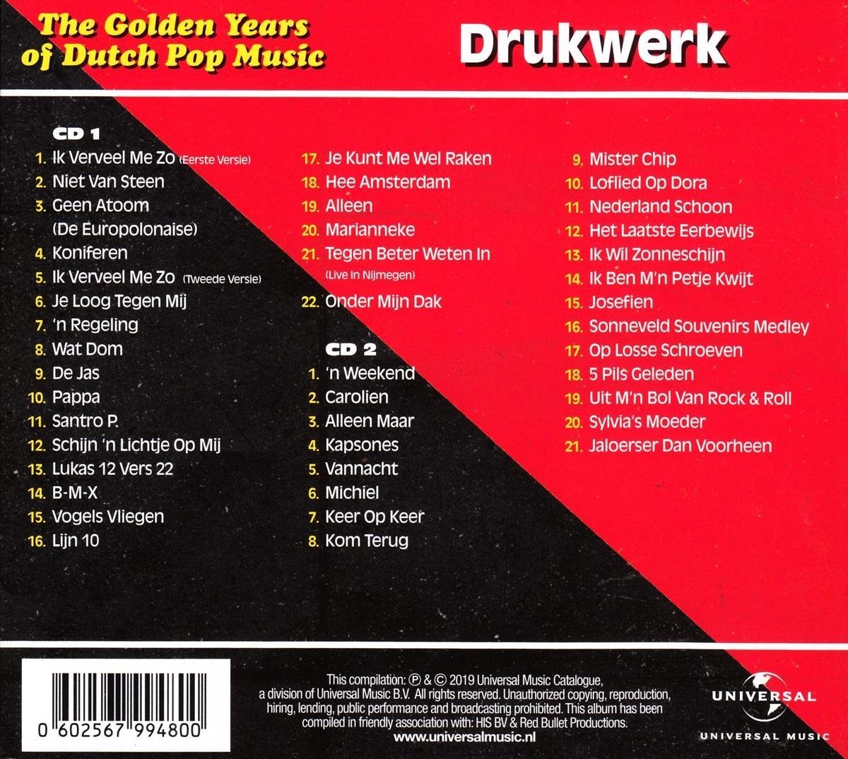 Golden Years Of Dutch Pop Music, Drukwerk | CD (album) | Muziek | bol.com