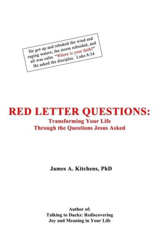 Red Letter Questions | 9781312788770 | James Kitchens | Boeken | bol
