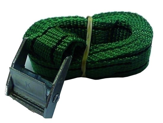 Span Band / Riem met metalen Gesp Groen (1,5 meter lang) (POL4605081525 ...
