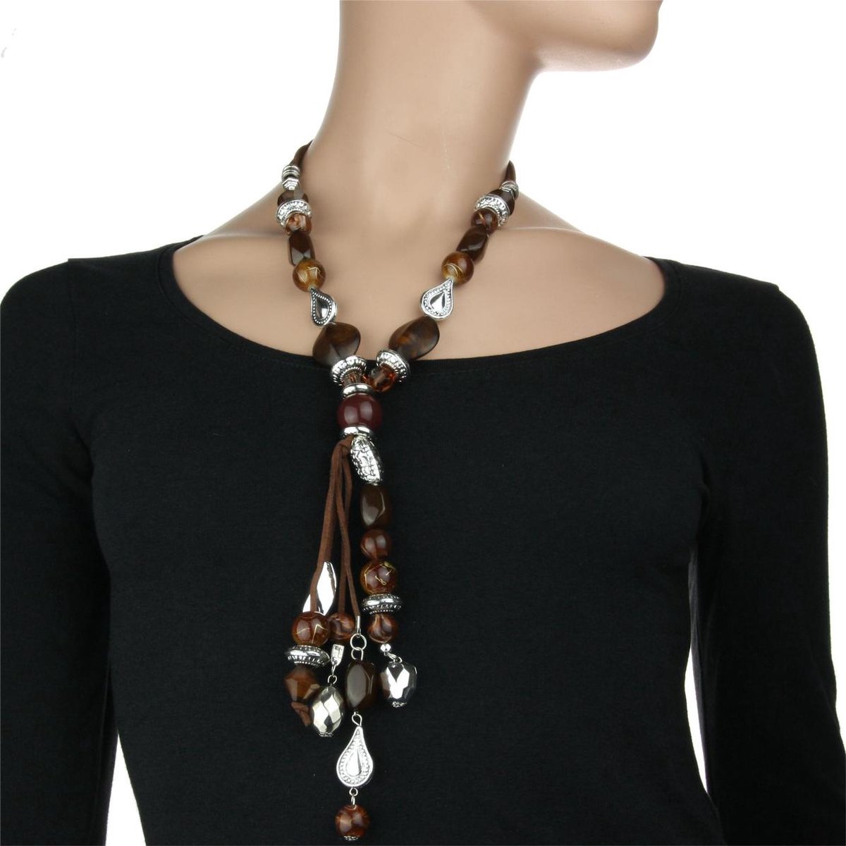 Lange kralen ketting | bol