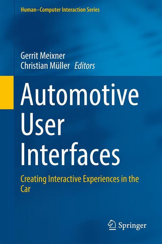 Human–Computer Interaction Series - Automotive User Interfaces (ebook) |... | bol.com