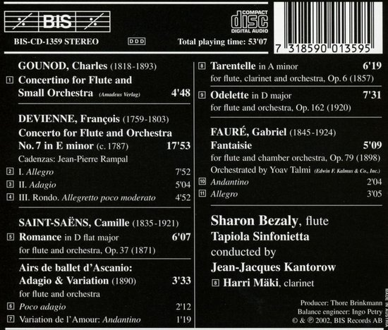 Sharon Bezaly, Tapiola Sinfonietta, Jean-Jacques Kantorow - Aperitif, A French... | bol