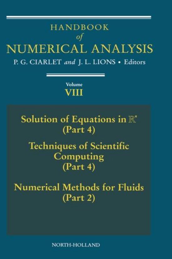 Handbook of Numerical Analysis | 9780444509062 | P.G. Ciarlet | Boeken | bol