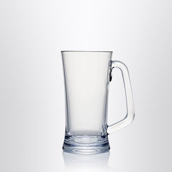 Strahl Design+Contemporary Bierglas met handvat - 502 ml - Transparant ...