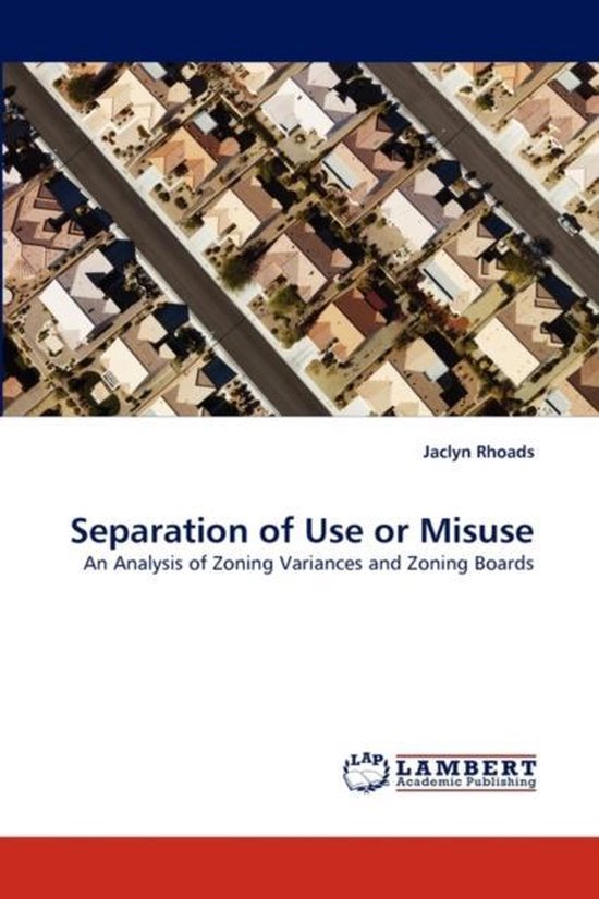 Separation of Use or Misuse | 9783838346557 | Jaclyn Rhoads | Boeken ...