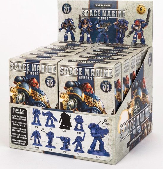Warhammer - Space marine heroes - blind box 9 to collect - series 1 ...