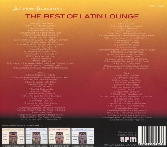 Various (Jukebox Favourites) - Best Of Latin Lounge, V/a | CD (album ...