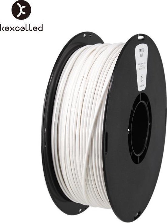 Kexcelled PETG K5 White/wit - ±0.03 mm - 1 kg - 1.75 mm - 3D printer ...