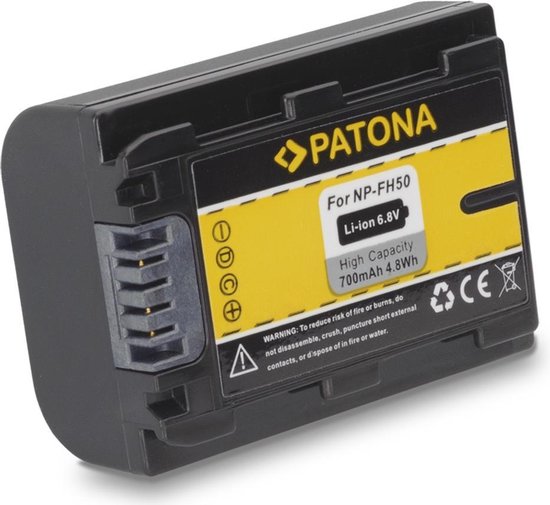 PATONA Battery - Sony NP-FH50 NP-FH60 NP-FH70 NP-FH100 Compatibel | bol