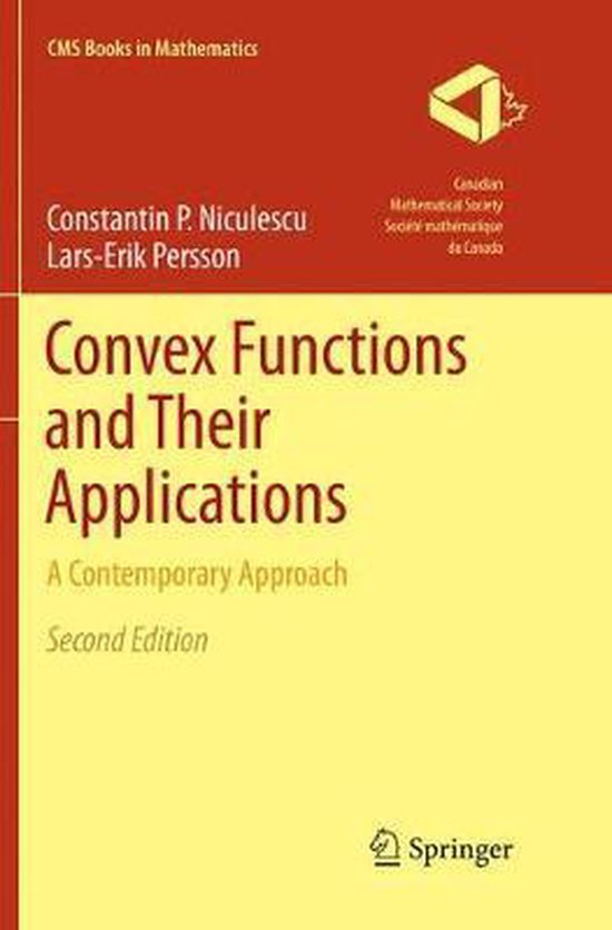 CMS Books in Mathematics- Convex Functions and Their Applications ...