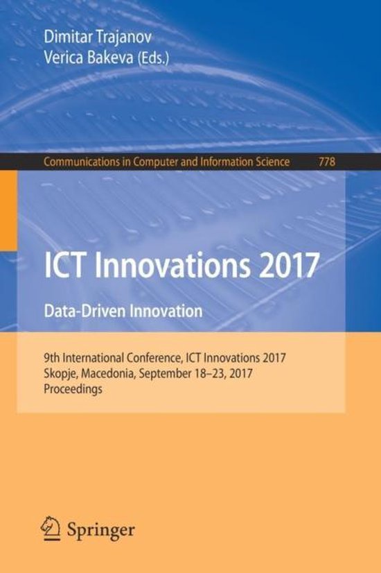 Communications in Computer and Information Science- ICT Innovations ...