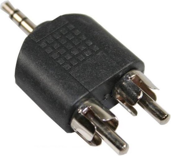 Plug 1 X Jack 3,2 naar 2 X Tulp | bol.com