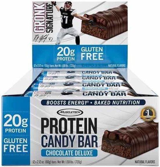Protein Candy Bar 12repen Chocolate Deluxe | bol.com