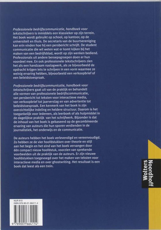 Professionele Bedrijfscommunicatie | 9789001664114 | H. Frijlink ...