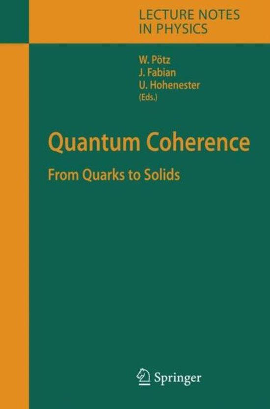 Quantum Coherence | 9783642067624 | Boeken | bol.com