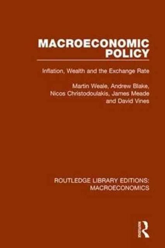 Routledge Library Editions: Macroeconomics- Macroeconomic Policy ...