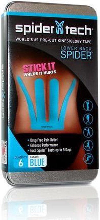 Lower Back Spider Blauw | bol.com