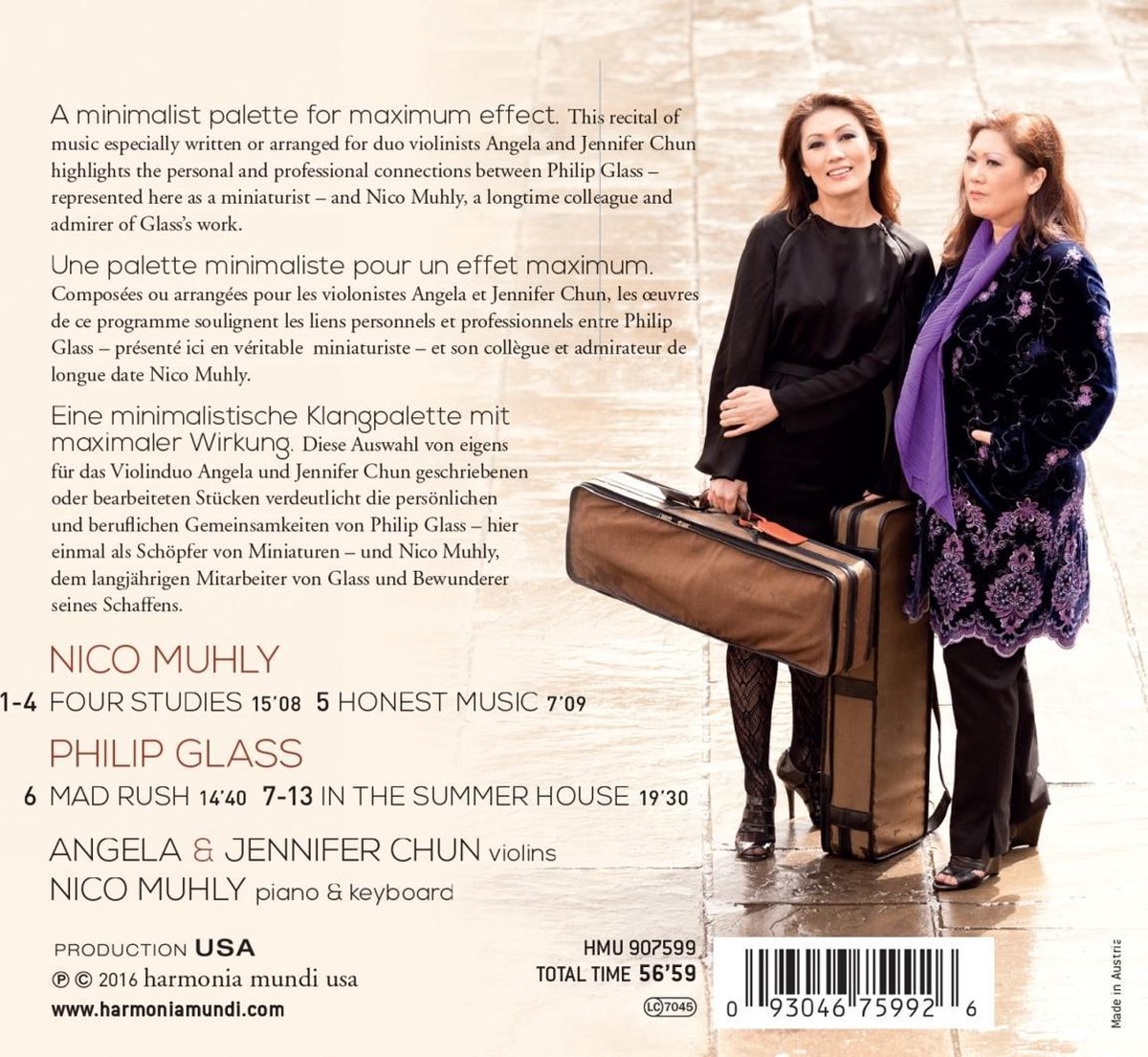 Angela Chun & Jennifer Chun - In The Summer House (CD), Nico Muhly ...