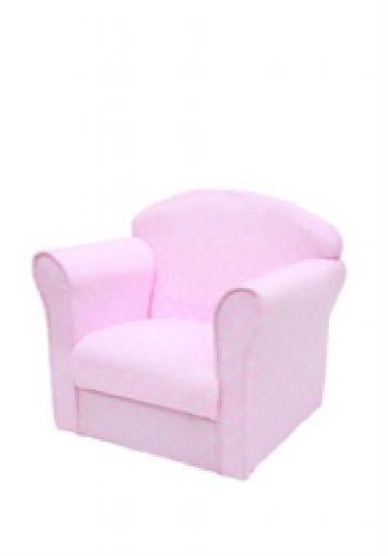 Kinderfauteuil Carlos roze stippen | bol.com