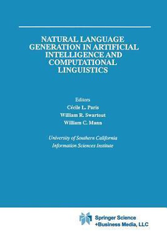 Natural Language Generation in Artificial Intelligence and Computational Linguistics |... | bol.com