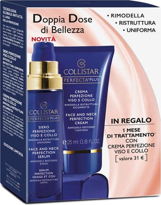 Collistar - Perfecta Plus serum - 30 ml - plus 25 ml Face & neckcream ...