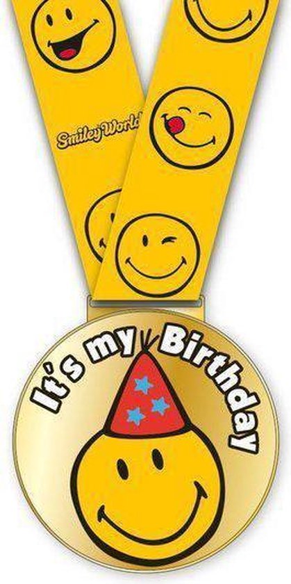 Smiley Medal It's my Birthday | bol.com