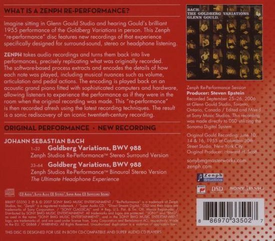 Bach: Goldberg Variations 1955, Glenn Gould | Muziek | bol