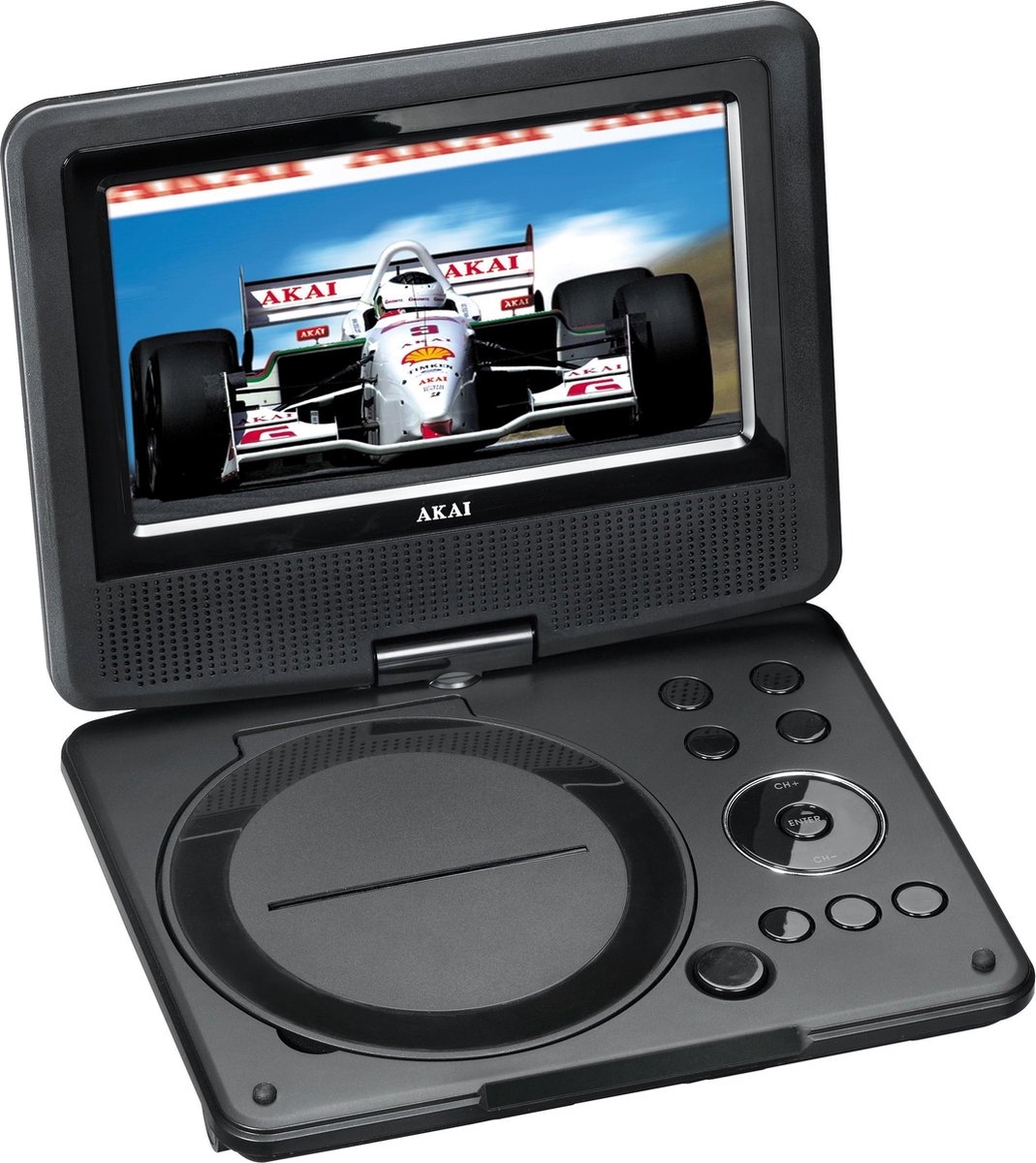 AKAI Portable DVD speler (7") met USB-poort en Kaartlezer | bol