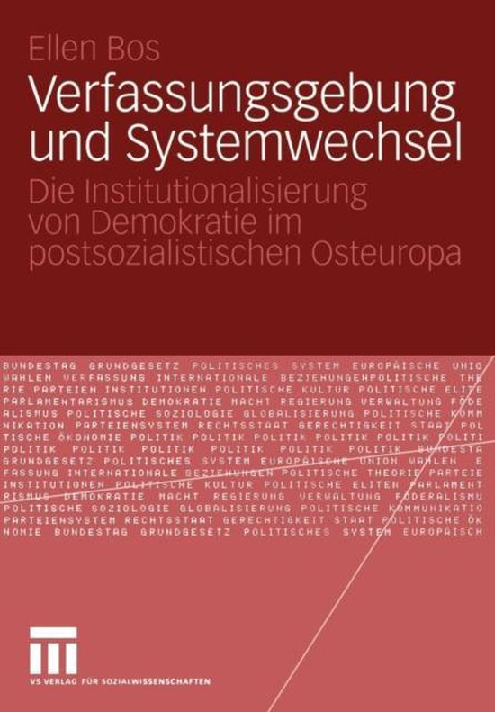 Verfassungsgebung Und Systemwechsel | 9783531135427 | Ellen Bos ...