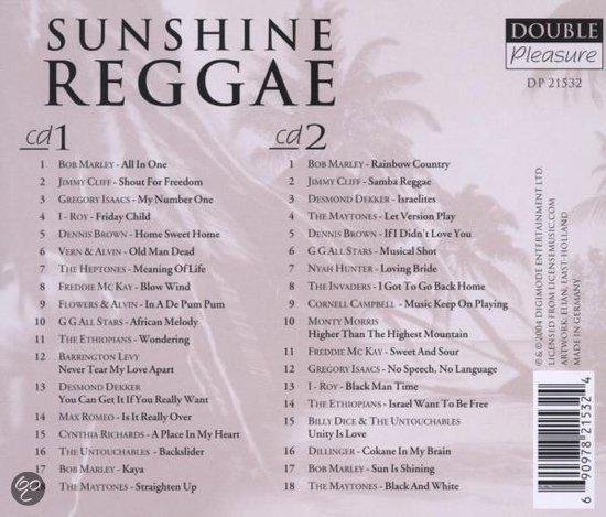 Sunshine Reggae: Sun Is Shining, various artists | Muziek | bol