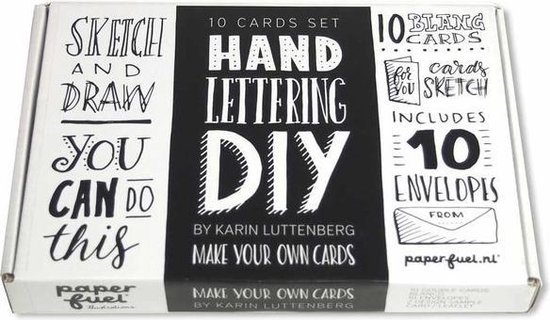 Tombow Handlettering Beginners Set + Handletterbox 'Make Your Own Cards ...