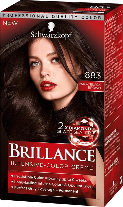 Schwarzkopf Brillance 883 haarkleuring Bruin | bol.com