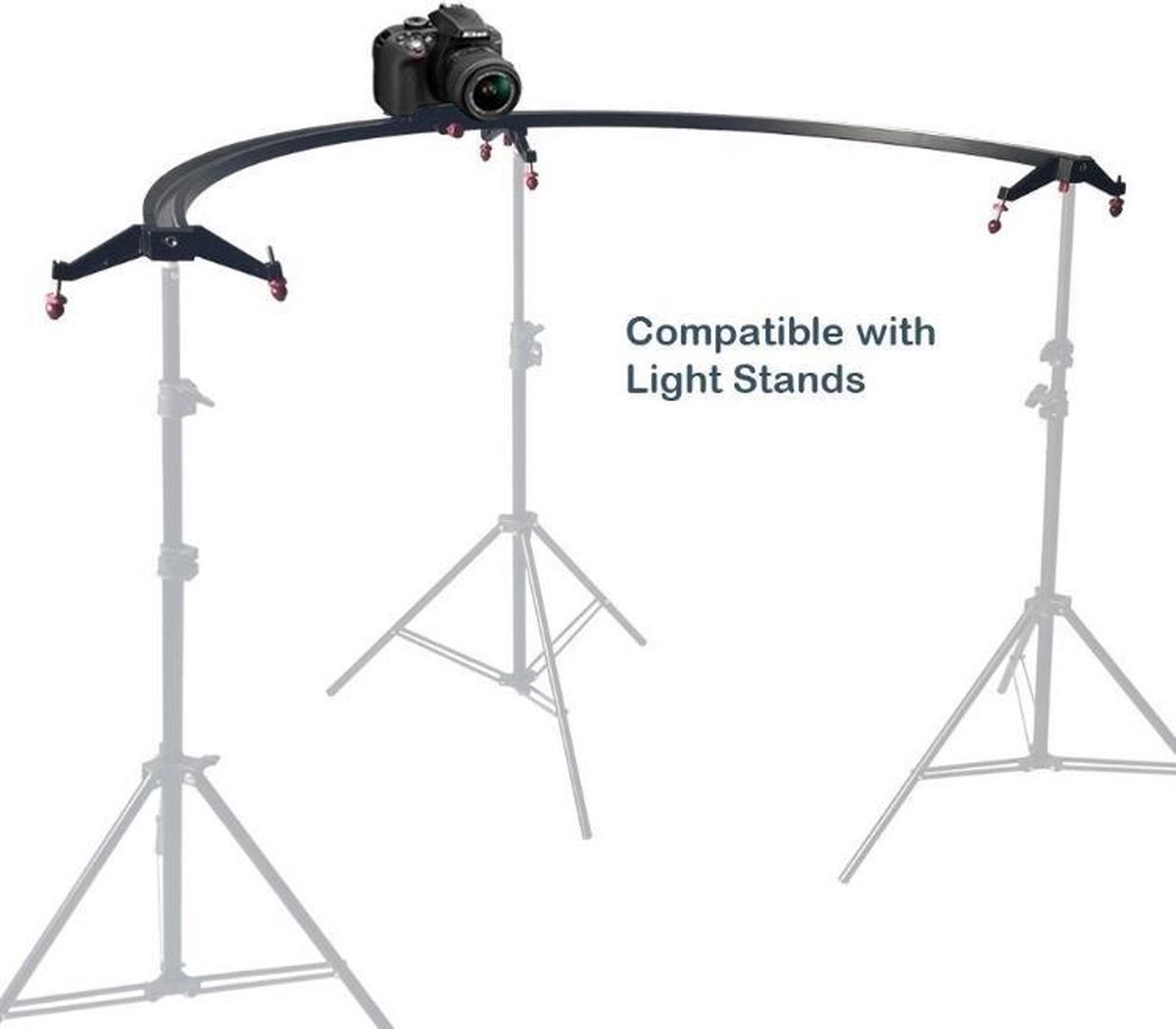 Curved Camera Slider 131cm / 1/2 Cirkel Gebogen Video Slider - Type ...