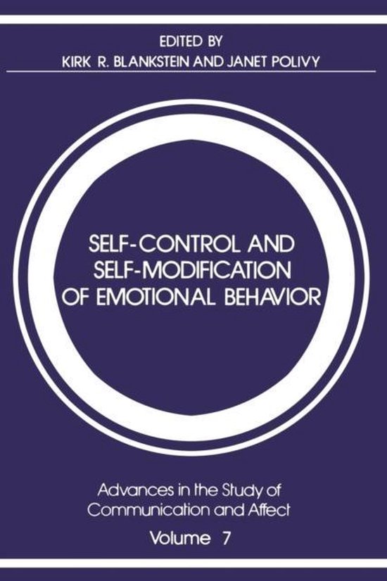 Self-Control and Self-Modification of Emotional Behavior ...