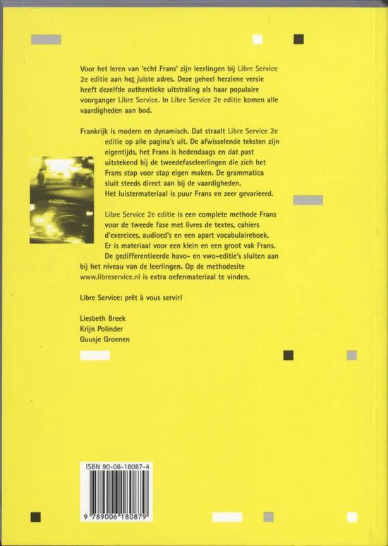 Libre service 5/6 Vwo Uitwerkingenboek | 9789006180879 | Liesbeth Breek ...