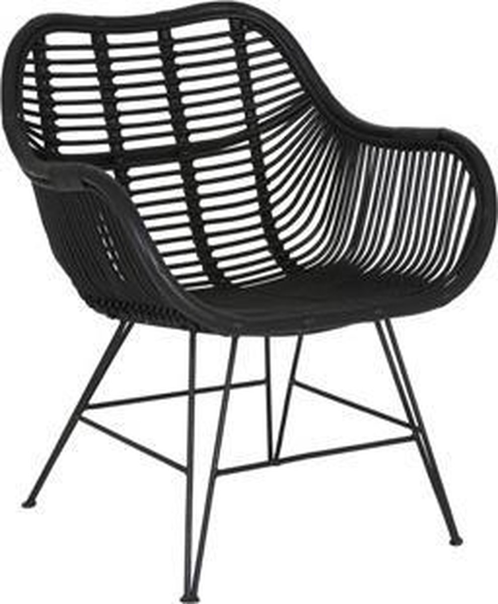 Light & Living MALANG Stoel rotan zwart | bol.com