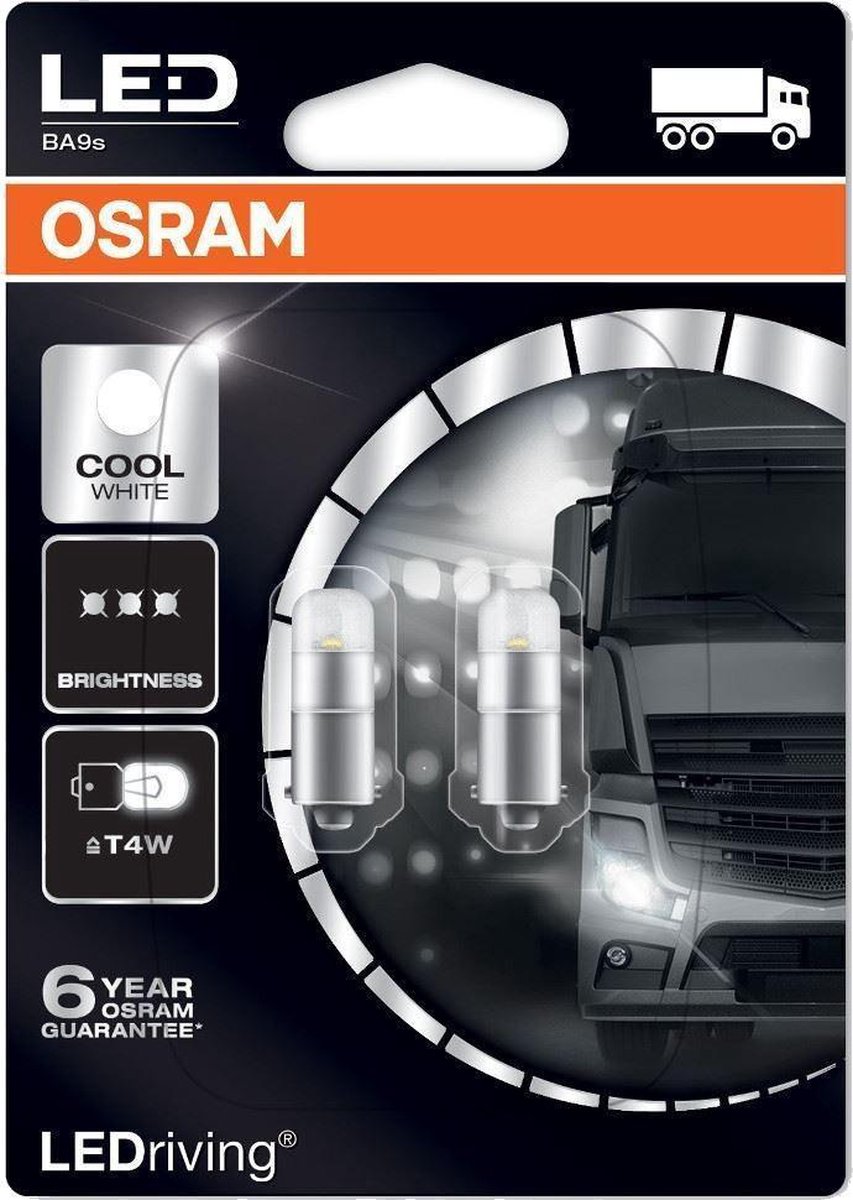 Osram Autolampen Premium Retrofit T4w Led 4000k 12 V 1 W 2 St | bol